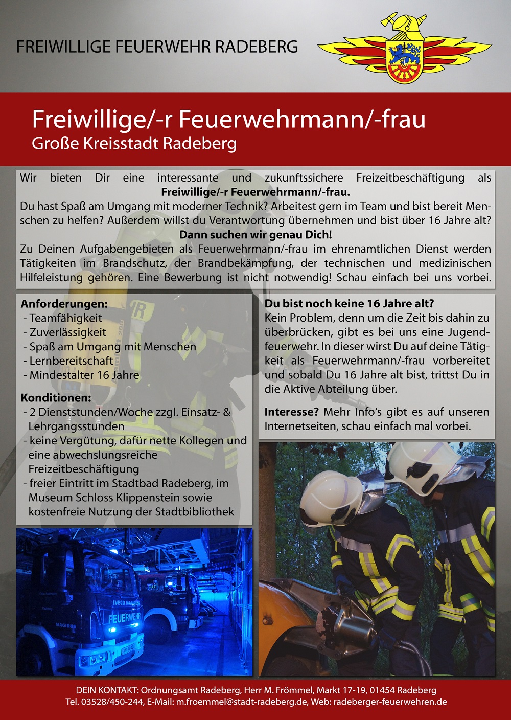 Förderverein der Freiwilligen Feuerwehr Radeberg e.V. – Zusammen für ...